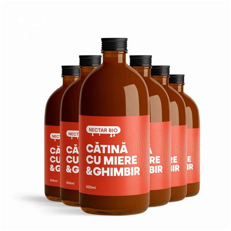 Sea Buckthorn Nectar Honey And Ginger 500ml De Mână