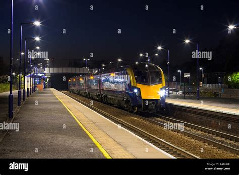 First Hull Trains Class 180 Dmu 180111 Calling At Brough Railway