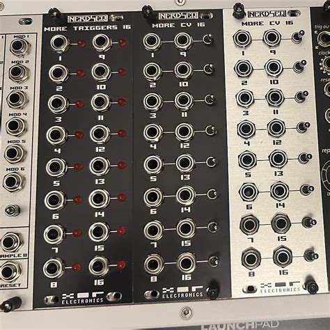 XOR Electronics NerdSeq More Triggers Expander Black Reverb