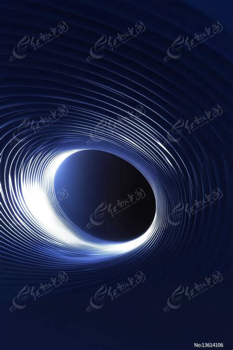 蓝色漩涡隧道光影交错的深邃通道背景ai图片下载红动中国