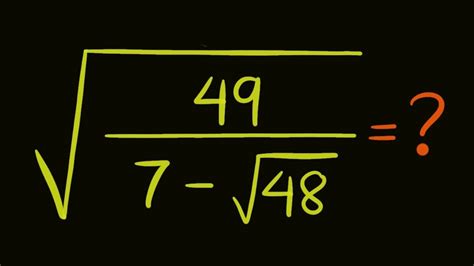 Nice Square Root Math Simplification Youtube