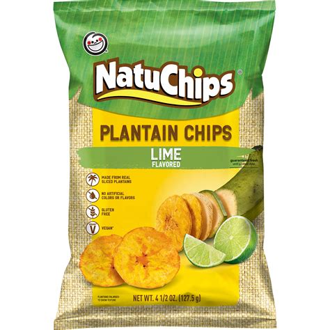 Sabritas Natuchips Lime Flavored Plantain Chips Smartlabel™