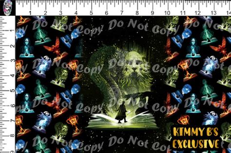 Hp Book Silhouettes Basilisk Tumbler Panel Kanda Custom Fabrics