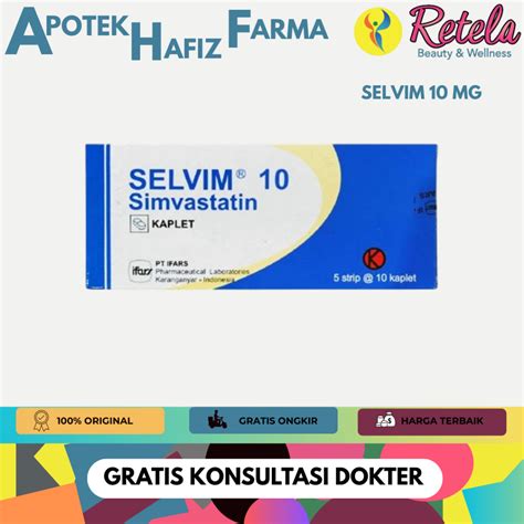 Jual Selvim 10mg 5 Strip 10 Kaplet Shopee Indonesia