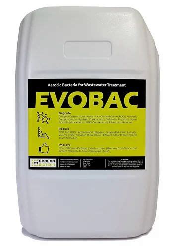 50 Kg Grade Standard Biotech Grade Facultative Anaerobe Evobac For