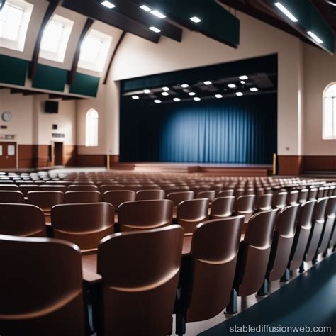 School Assembly Hall Design Project Stable Diffusion Online