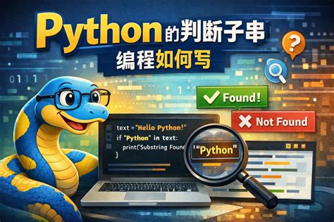 Python的判断子串编程如何写