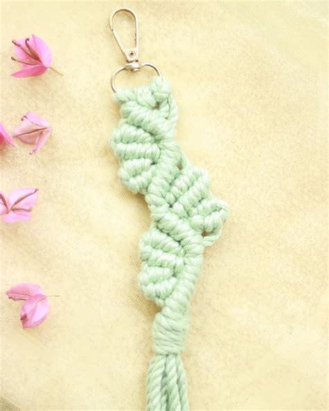 Macrame Vine Keychain
