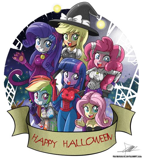Mane 6 Halloween By The Butcher X On Deviantart
