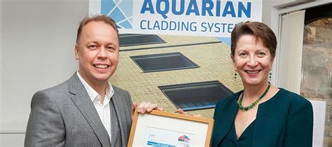 Gebrik System Awarded Bba Certificate Aquarian Cladding