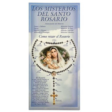 Buy Folleto De Instrucción De Los Misterios Del Santo Rosario Aprenda