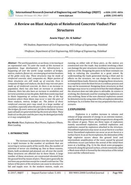 Calculation Of Blast Loads Pdf Physics Science