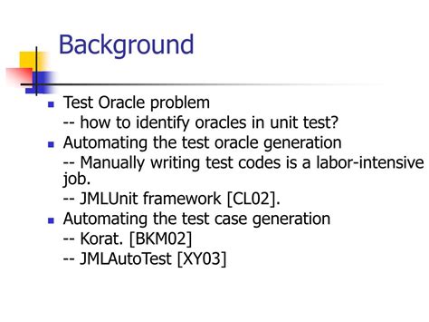Ppt Jaout Automated Generation Of Aspect Oriented Unit Test