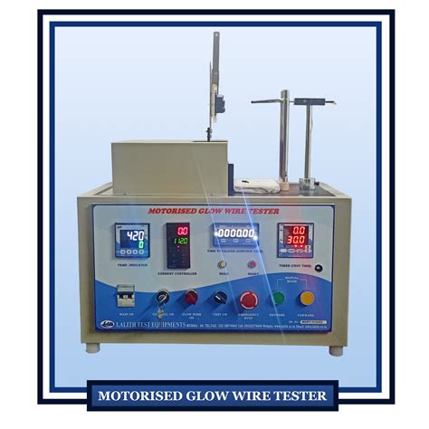 Glow Wire Test Apparatus Without Test Hood Motorized