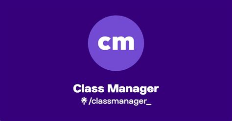 Class Manager Instagram Facebook Linktree