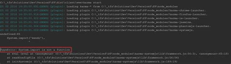 Karma Runner SystemJS And KarmaJS TypeError System Import Is Not A