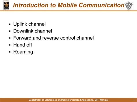 Basic Electronics Ppt Mobile Communicationpdf