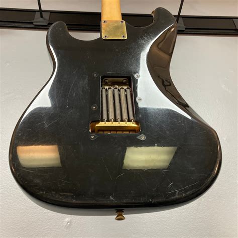 Schecter Usa Super Strat Black Gold Guitar 1983 1987 Guitars On Main