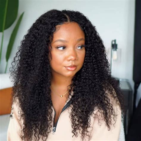 Curly Middle Part Sew In Atelier Yuwaciaojp
