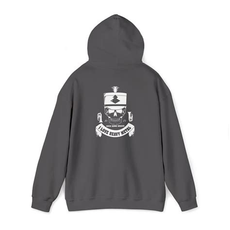 Marching Band Hooded Sweatshirt Heavy Metal Hoodie Music Drum Major