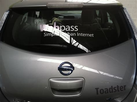 Custom Window Decal For Webpass Custom Vehicle Wraps