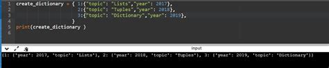 Dictionaries In Python
