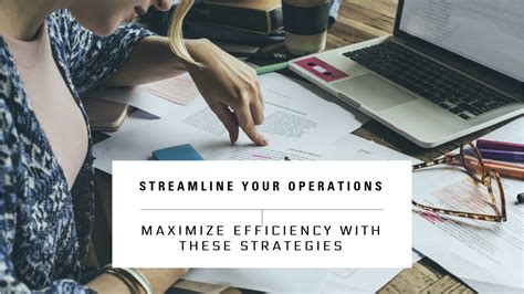 Strategies For Improving Operational Efficiency In Company Operations