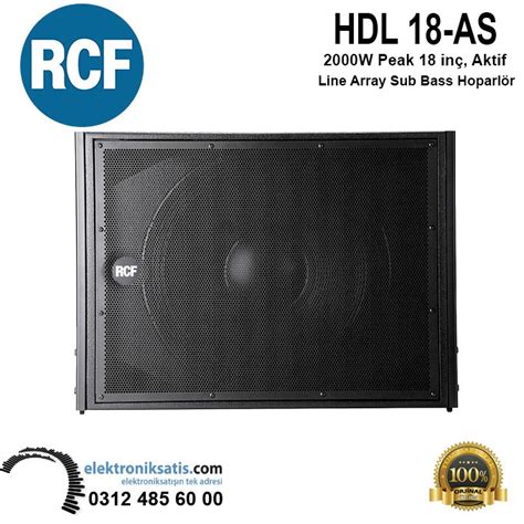 Rcf Hdl 18 As 2000w Peak 18 Inç Aktif Line Array Sub Bass Hoparlör