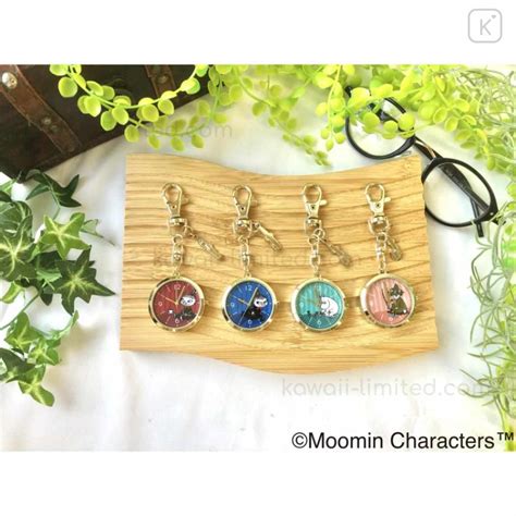 Japan Moomin Keychain Watch Snufkin Orange Kawaii Limited