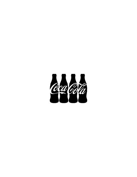 Passion Stickers Wallstickers 4 Coca Cola Bottles Decals
