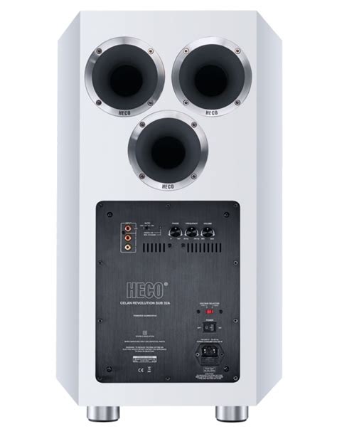 Heco Celan Revolution Sub 32 A Weiss [SUPERDEAL] : Subwoofer : AZONE