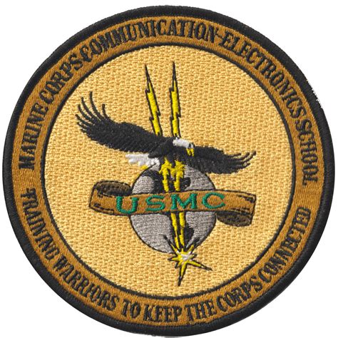 Usmc Communications And Electronics School Patch Devil Dog Depot