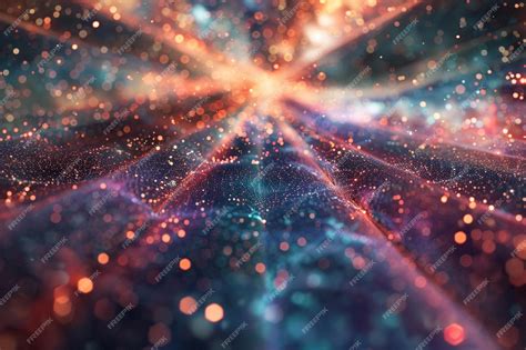 Premium Photo Abstract Visualization Of Big Data Analytics With