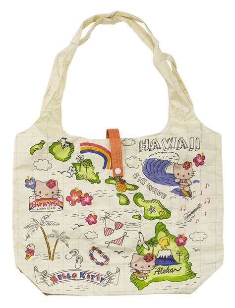 Hello Kitty® Foldable Totes In Island Chain Design Purses And Bags