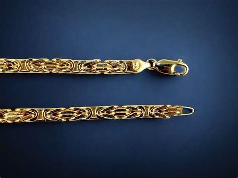 10k Yellow Gold Byzantine Box Square Chain Bracelet Real Gold 2mm 5mm 7