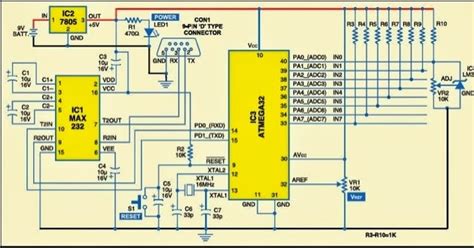 My Drone And Electronics Hobby PIC16F877A Based Temperature Monitoring System