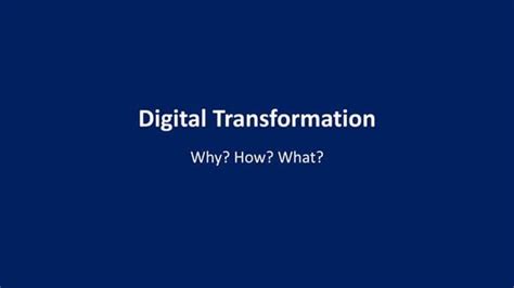 A Step By Step Guide To Digital Transformation Pdf