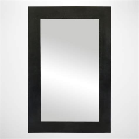 Rectangular Metal Mirror In Dark Bronze Finish Leopold Hall