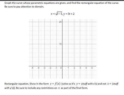 Solved Graph The Curve Whose Parametric Equations Are Given Chegg