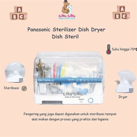 Jual Panasonic Dish Dryer Alat Steril Sterilizer Pengering Di
