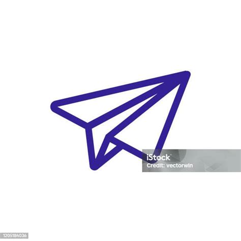 문자 아이콘 벡터를 보냈습니다 격리된 등고선 기호 그림 부착된에 대한 스톡 벡터 아트 및 기타 이미지 부착된 0명 개념