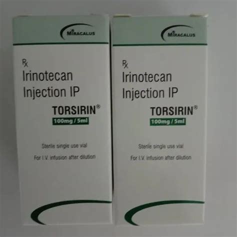 TORSIRIN Irinotecan 100 Mg MIRACALUS 1X1 At 800 Vial In New Delhi