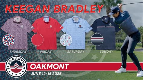 2025 Us Open Apparel Scripting Keegan Bradley Flag And Anthem