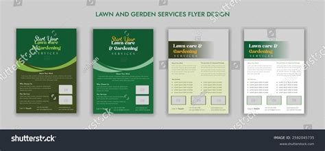 Lawn Garden Flyer Template Business Flyer Stock Vector Royalty Free 2592045735 Shutterstock