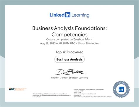 Zeeshan A On Linkedin Certificate Of Completion