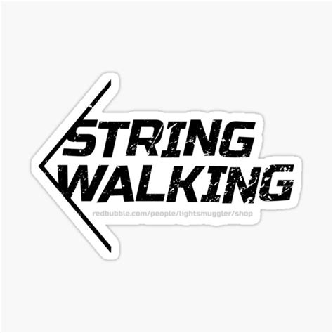 Archery Barebow String Walking String Walker Archer Logo Sticker