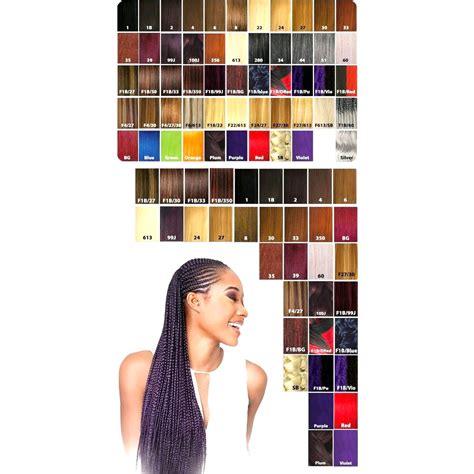 Xpression Ultra Braid Color Chart Collection Online