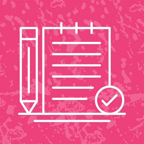 Check Notes Vector Icon 18738669 Vector Art At Vecteezy