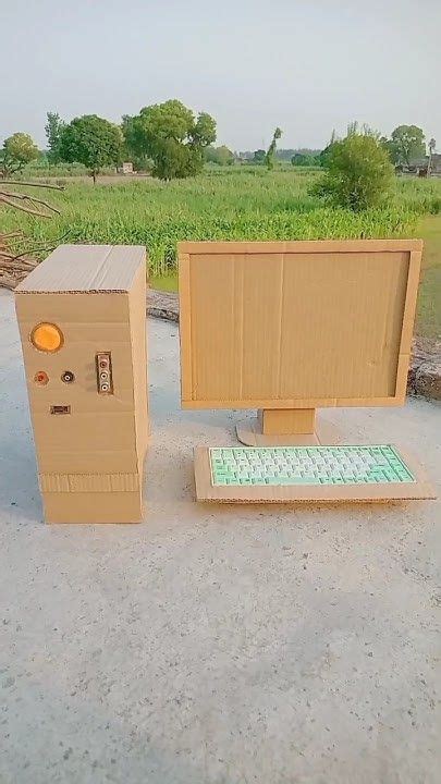 How To Make Computer Model With Cardboard 🖥️ Computer Model Making Computer Model Craft