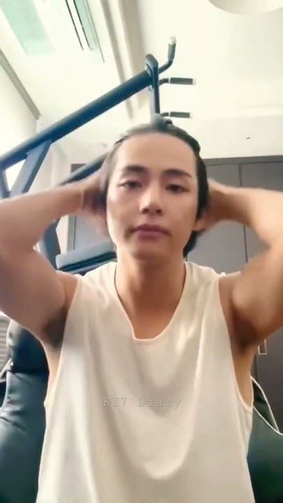 Sleeveless Taehyung Is So Hot And His Messy Hair 🥵 Bt7diary